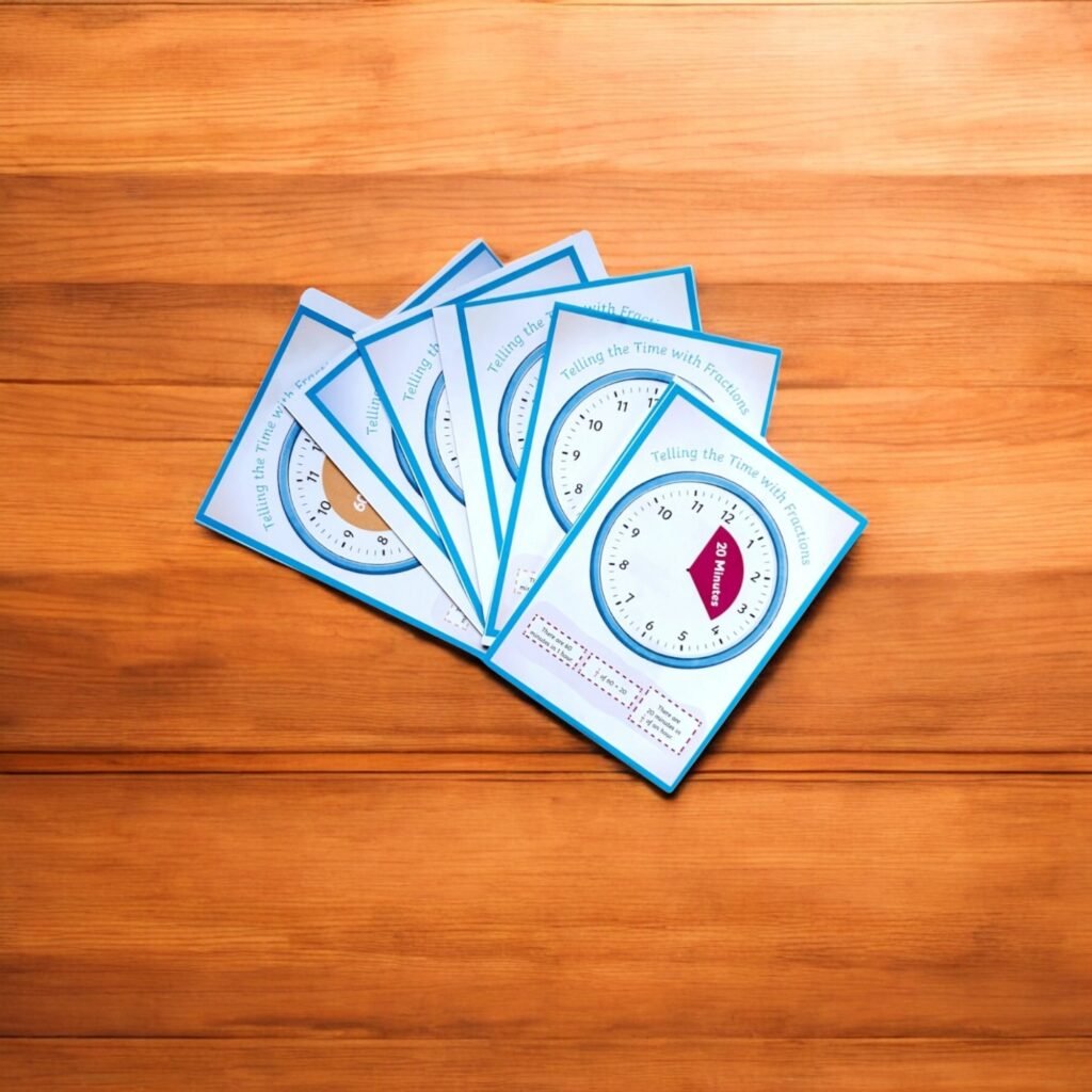 Fraction Puzzle & Time Fraction Puzzle Combo Kit - winkslab