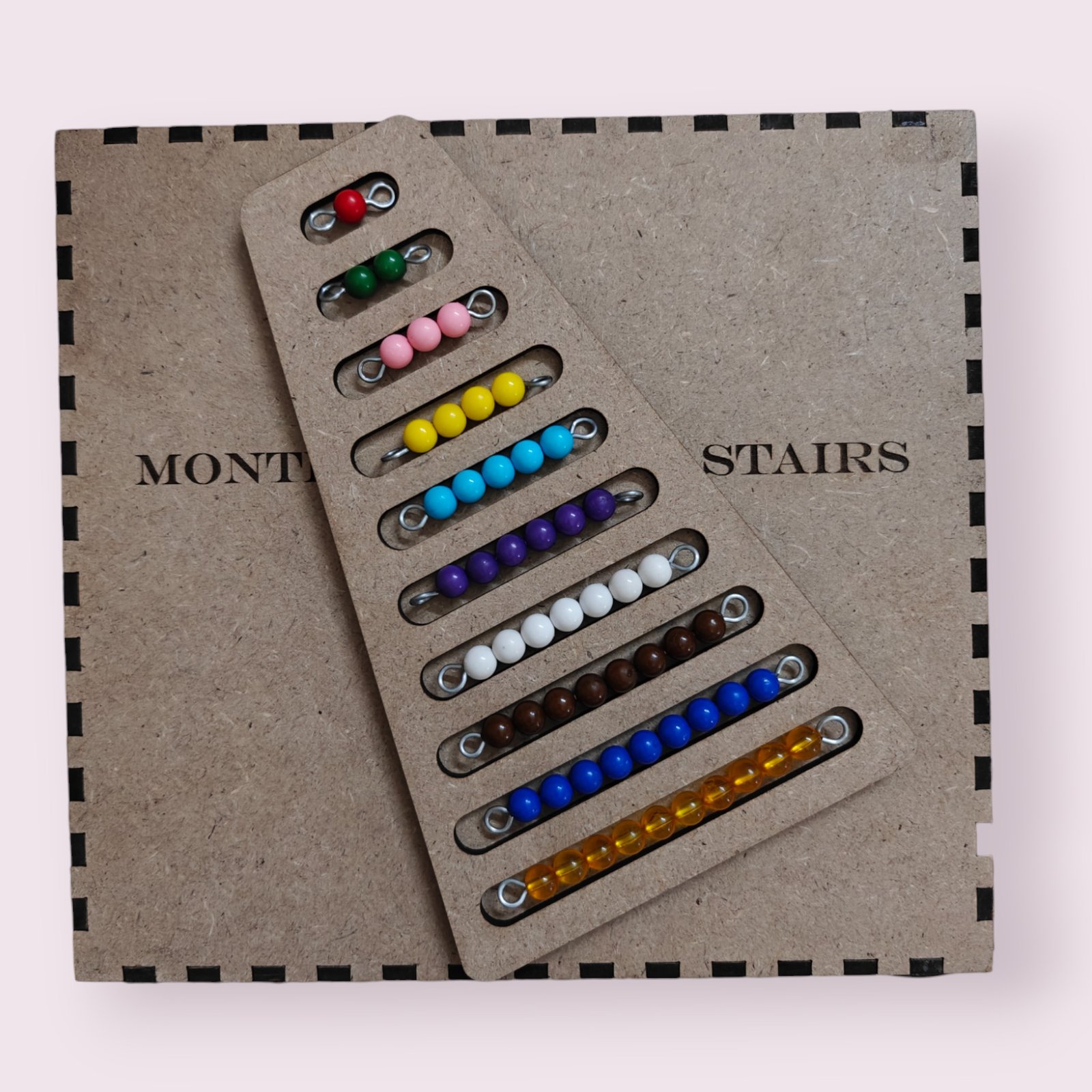 Montessori Beads Stairs - winkslab.in