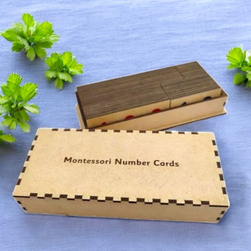 Montessori Beads Stairs and Montessori Numbers Cards Combo Kit - winkslab