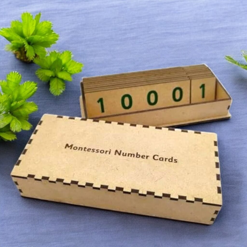 Montessori Beads Stairs and Montessori Numbers Cards Combo Kit - winkslab
