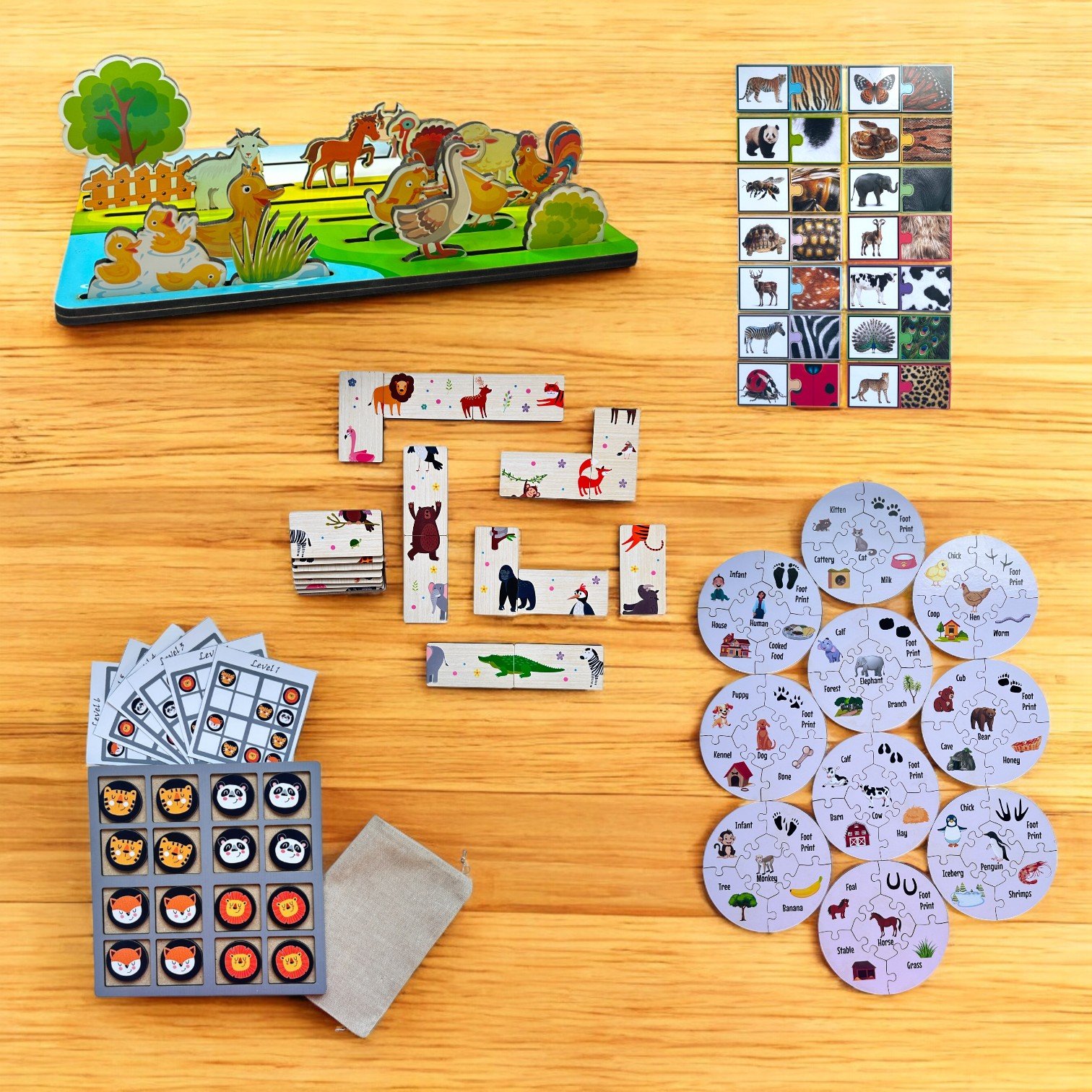 Animal Puzzle Combo Kit - winkslab