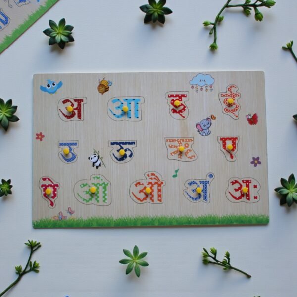 Marathi Vowels – Wipe And Clean Board - winkslab